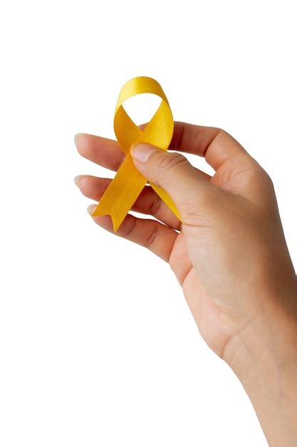 Le Ruban Jaune Est Isolé Psd Gratuite