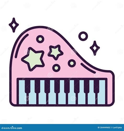 Isolated Cute Keyboard Toy Icon Vector Stock Vector Illustration Of