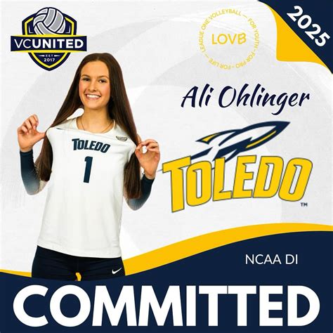 Vc United Please Join Us In Congratulating Ali Ohlinger