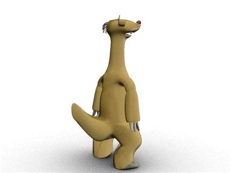 Sid Ice Age 3d Model 45 Max 3ds Fbx Obj W3d Dwg Free3d