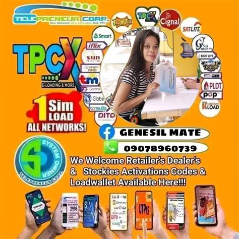 Tpc Eloading Business 1sim Load To All Networks Franchise By Genesil