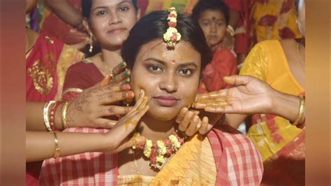 Haldi Ceremony 🎑 গায়ে হলুদ Bengali Weddings Youtube