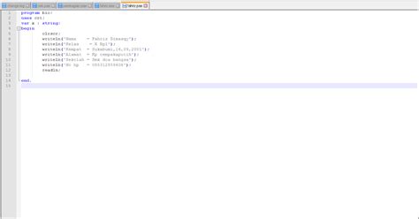 Junior Programingindo Cara Coding Pascal Di Notepad Dan Compile And Run Di Cmd