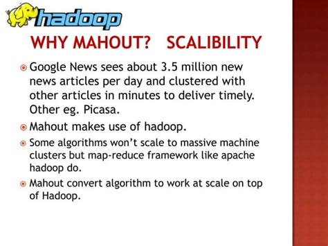 introduction to apache mahout pptx