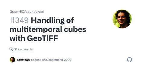 Handling Of Multitemporal Cubes With GeoTIFF Issue Open EO Openeo Api GitHub