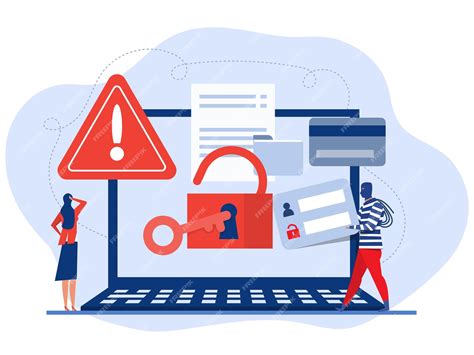 Premium Vector Access Account Activity Attack Being Alone Blocked