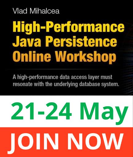 14 High Performance Java Persistence Tips Vlad Mihalcea