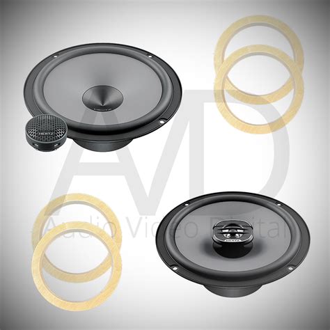 Купить комплект динамиков hertz uno k 165 + hertz uno x 165 + проставки ...