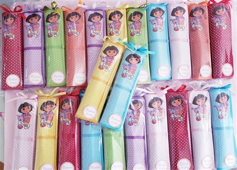 Lembrancinhas Mini Lousa De Tecido Dora Aventureira Elo7