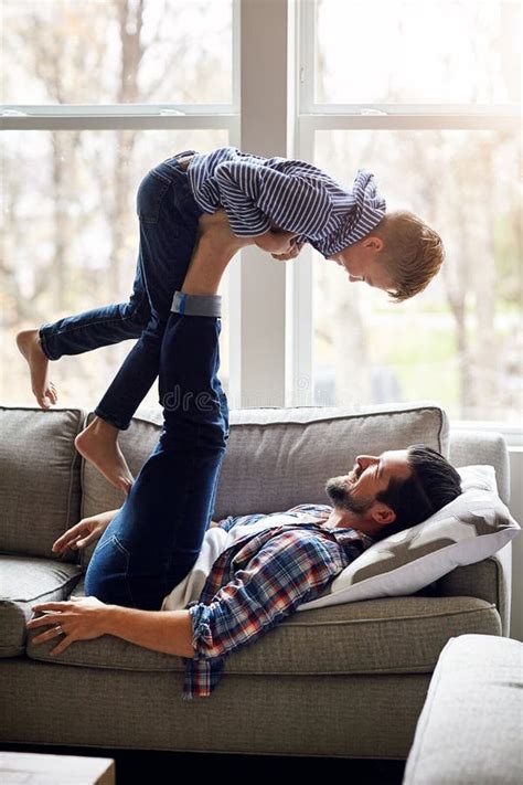 Dad Always Ensures All His Days Are Filled With Fun A Father And His