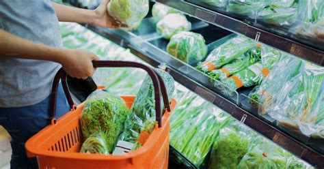 Asian Women Were Shopping In Supermarkets Photo Healthy Lifestyle