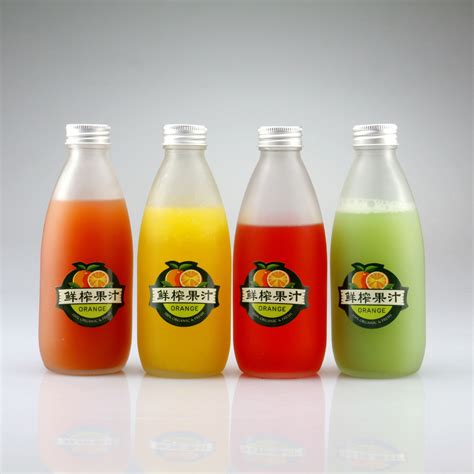 批发透明玻璃饮料瓶创意铝盖奶茶果汁瓶密封蒙砂酵素果酒瓶子带盖 阿里巴巴