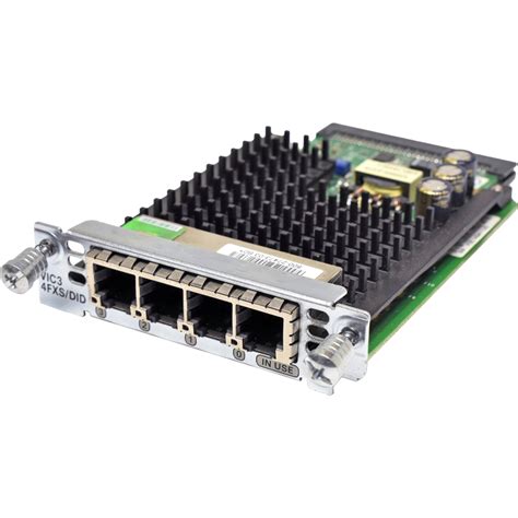 Cisco Vic3 4fxs Did 4 Port Rj 11 Voice Interface Card Hal Computers