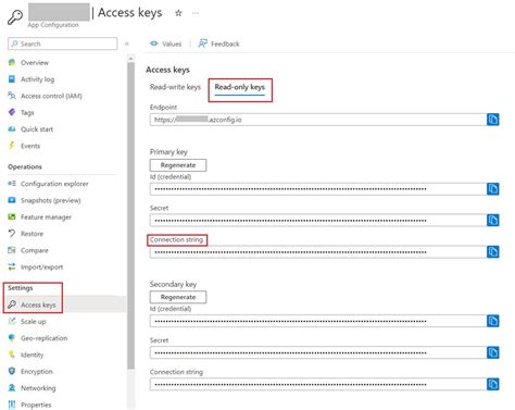 Конфигурация приложений Azure для расширенного управления флагами функций в Aspnet Core
