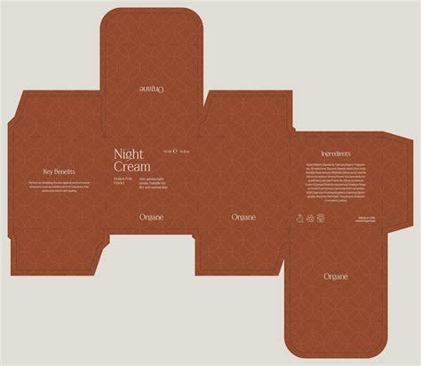 Premium Vector Editable Vector Packaging Box Dieline For Beauty Cosmetics