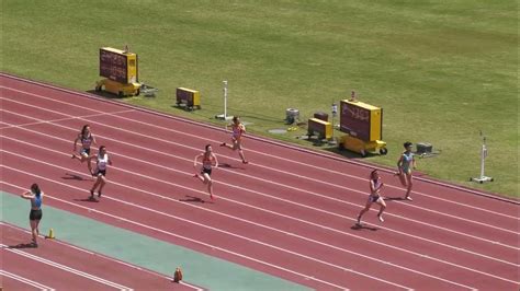 女子200m予選2組 2024千葉県高校総体 Youtube