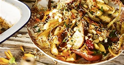 Food And Travel Magazine Roasted Pear And Parsnip Salad