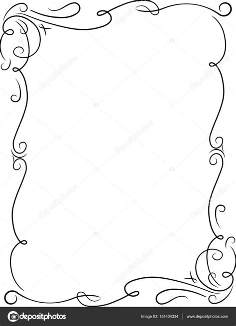 Vintage Black Frame — Stock Vector © Antonshpak 134404334