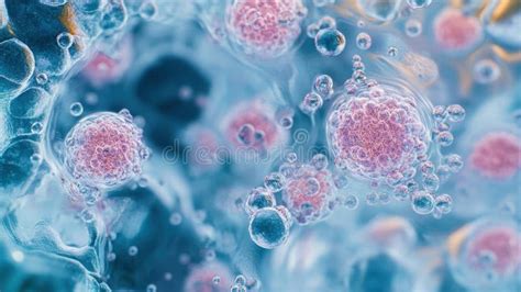 Exploring Microscopic Cell Structures In Detail Stock Image Image Of Biology Laboratory
