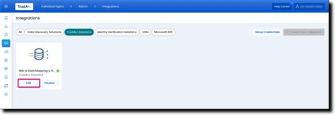 data mapping and risk manager to irm integration trustarc help center
