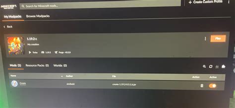Help R Createmod