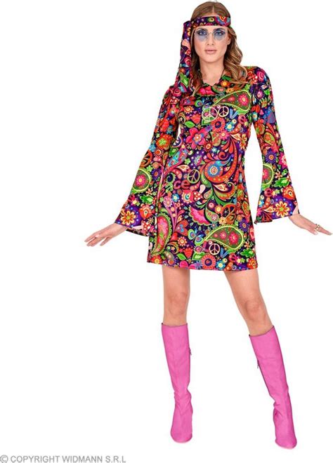 Widmann Hippie Kostuum Hippe Tante Anja Jaren 70 Vrouw