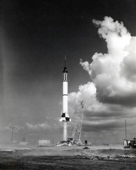 Photograph Of The Mercury Redstone 3 Launch Picryl Public Domain Search
