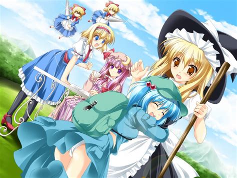 Kirisame Marisa Alice Margatroid Patchouli Knowledge Kawashiro