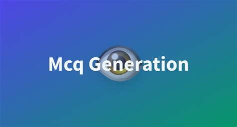 Mcq Generation A Hugging Face Space By Nikhitha2310