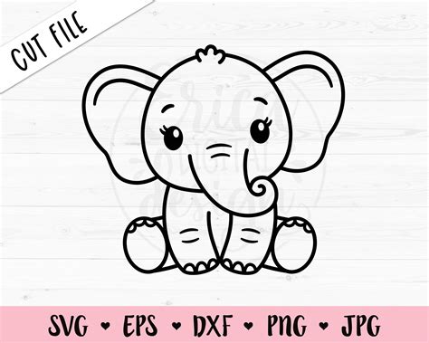 Elephant Outline Ressweare