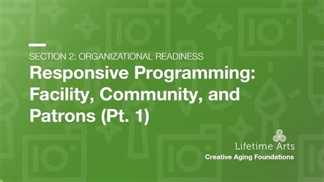 Section 2b Responsive Programming Facility Community And Patrons