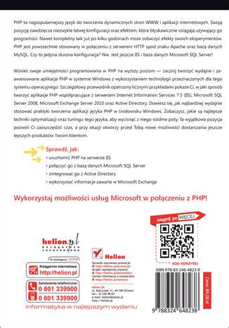 Integracja PHP z Windows Arno Hollosi Książka ebook Księgarnia