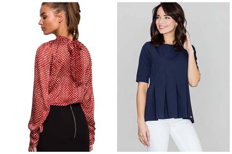 W tych ubraniach kobiety po 50 tce zadadzą szyku Elegancka bluzka z