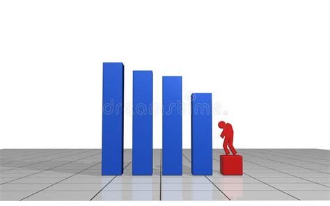 A Poor Performance Stock Illustration Illustration Of Difficulty
