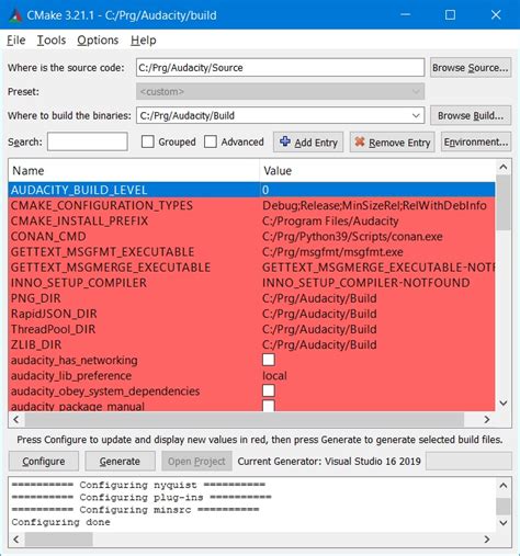 Getting An Alpha Build When Compiling The Latest Audacity 303