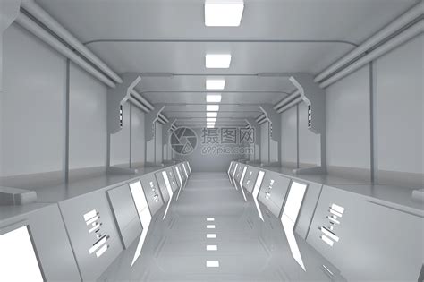 未来工厂走廊场景图片素材 正版创意图片401408954 摄图网