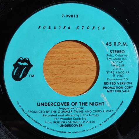 Rolling Stones Undercover Of The Night AR Vinyl Discogs