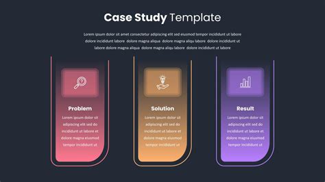 Editable Case Study Slide Template SlideKit