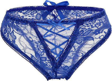 Confonze Damen Sexy Spitzen Höschen Mit Schleife Amazonde Bekleidung