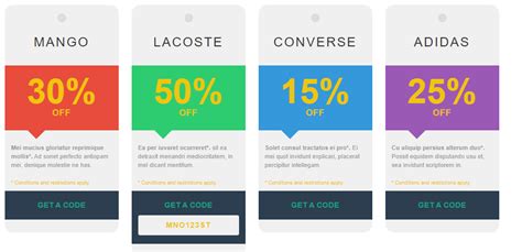 10 Bootstrap Discount Coupon Templates
