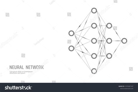 Neural Net Neuron Network Deep Learning Stock Vector Royalty Free