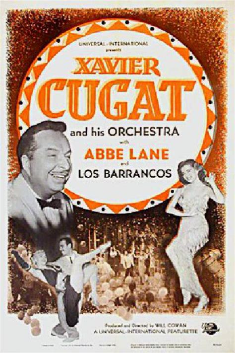 Xavier Cugat And His Orchestra Original 1952 U S One Sheet Movie