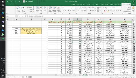 إدخال البيانات عبر Excel خمسات