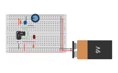 circuit design ejemplo 2 tinkercad