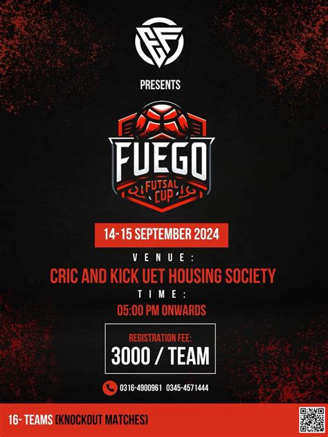 🚀 Designed A Promotional Visual For A Football Tournament ⚽️ Entirely