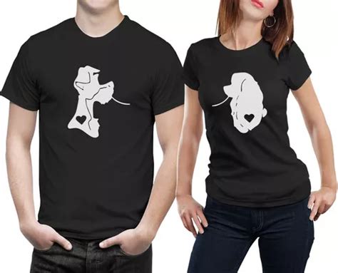 Kit Namorados Camiseta Casal Dama E O Vagabundo Geek Nerd
