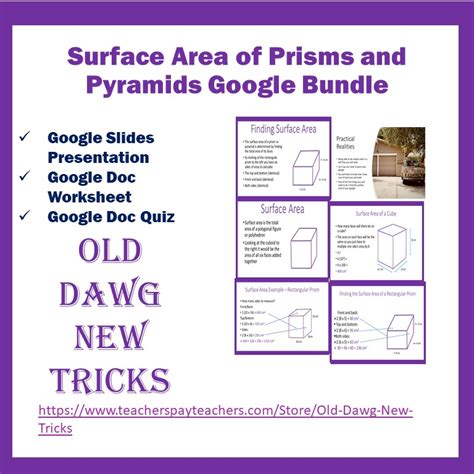 Surface Area Of Prisms And Pyramids Worksheet Answers