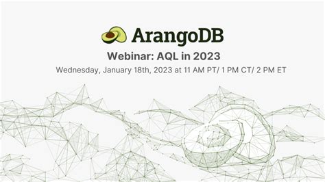january 2023 what s the latest with arangodb arangodb