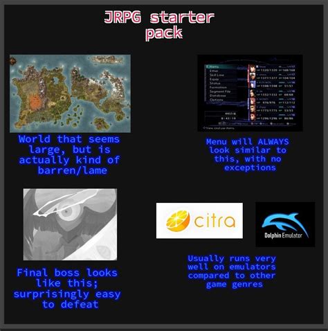Jrpg Starter Pack Rstarterpacks