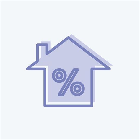 Icon Discount Suitable For Education Symbol Two Tone Style Simple
